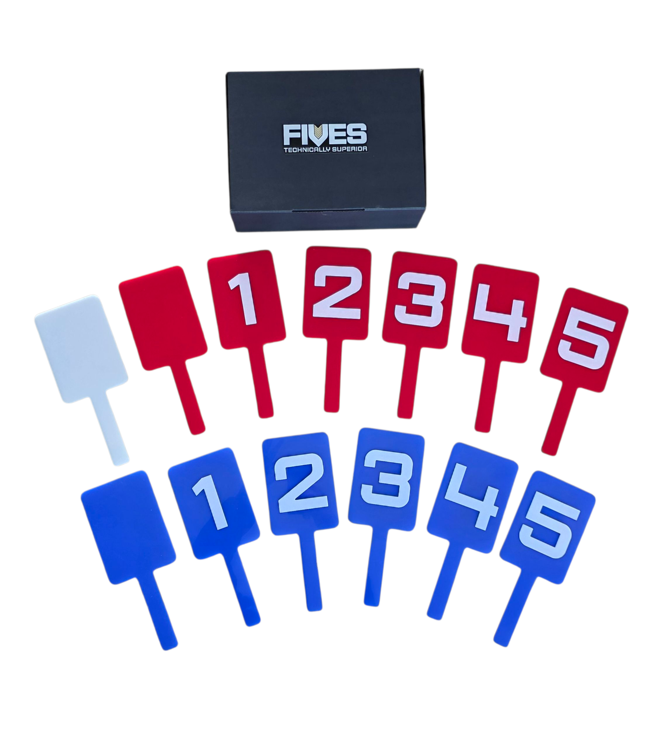 FIVES Wrestling Scoring Paddle Set | FIVES Wrestling